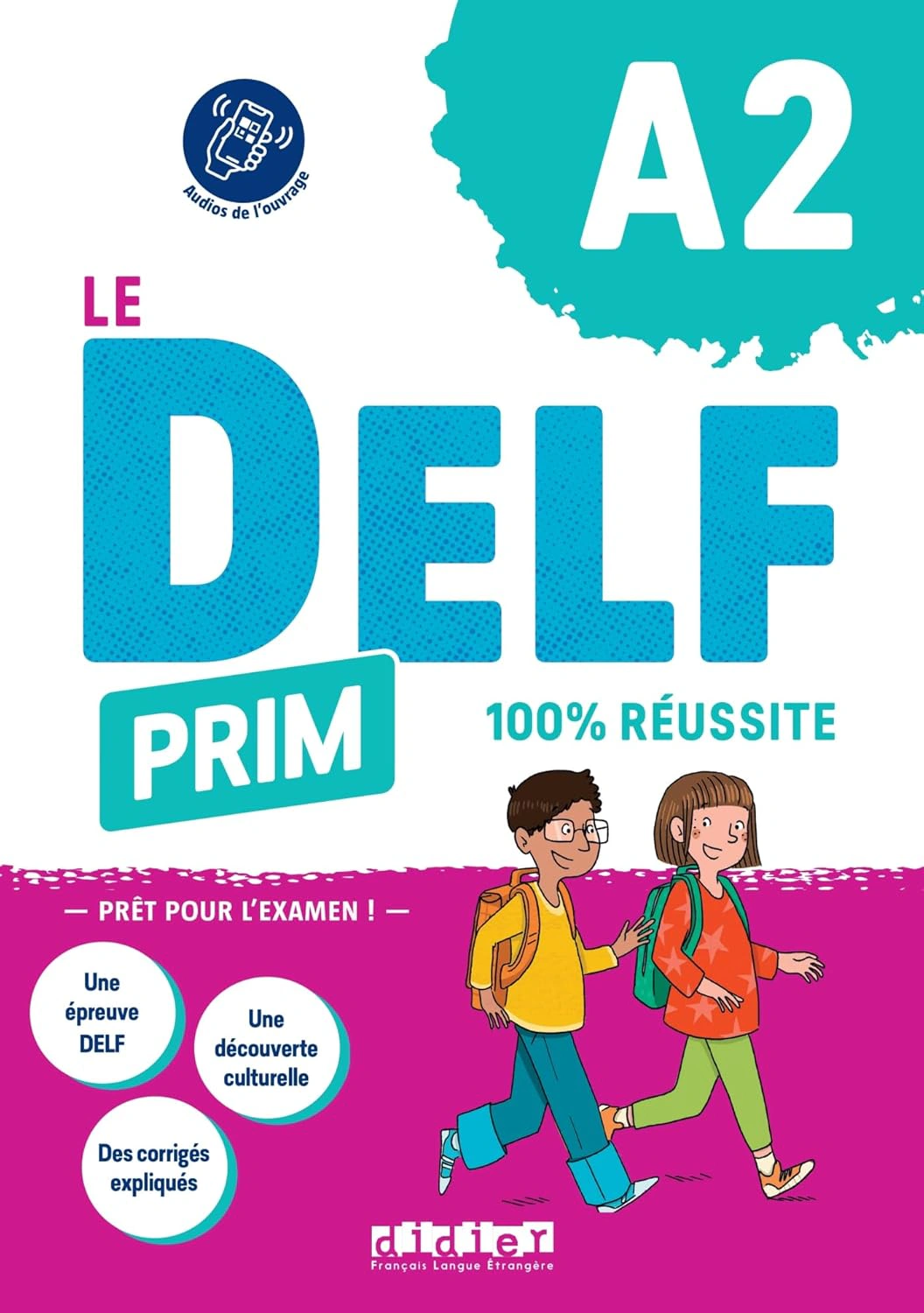Le DELF Prim A2 100% réussite Livre + didierfle.app, Марі Гуелью ...